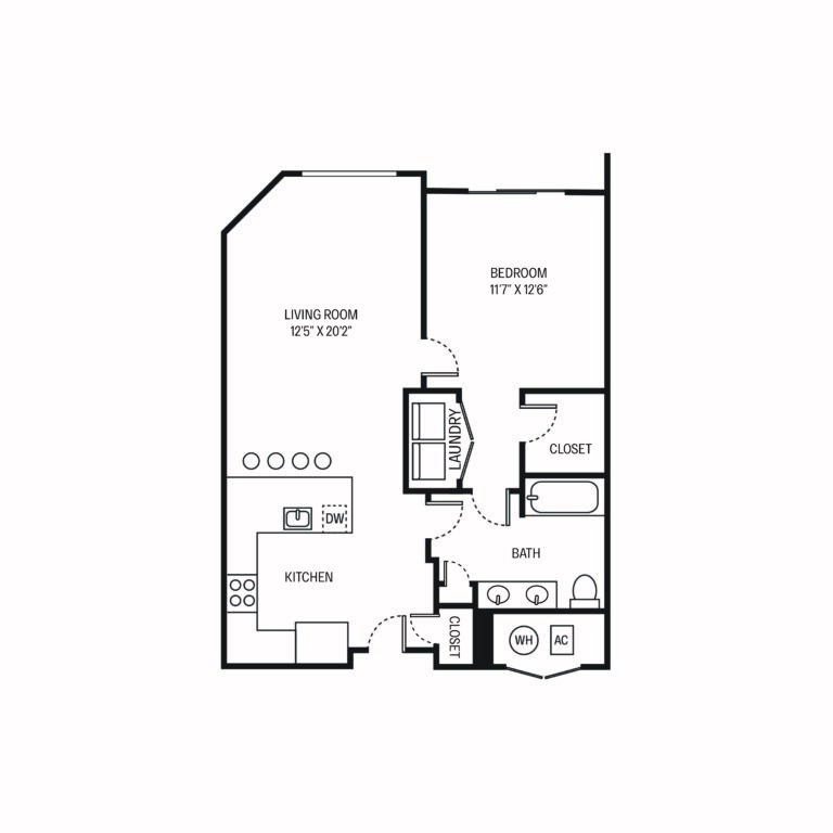 Studio, 1, 2, & 3 Bedroom Floorplans | Foster Square