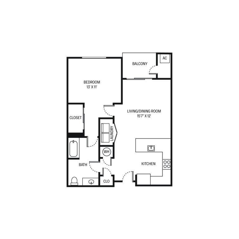 Studio, 1, 2, & 3 Bedroom Floorplans | Foster Square